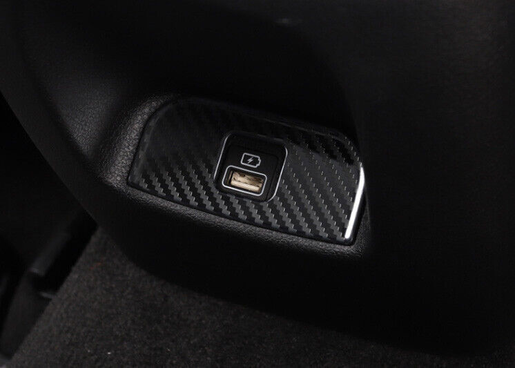 For Hyundai Sonata 20~23 Steel Carbon Fiber Rear USB Socket Switch ...