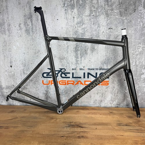 New! 2022 Cannondale CAAD13 62cm Alloy Rim Brake Frameset 700c Smoke ...