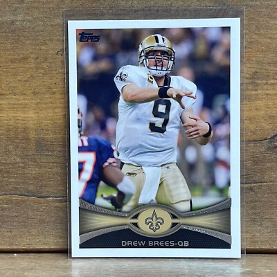 2012 Topps Football Card #100 Drew Brees New Orleans Saints | eBay
