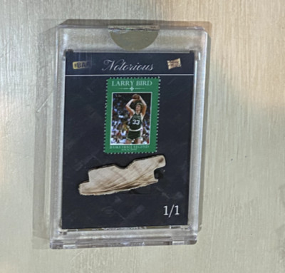 2019 THE BAR LARRY BIRD 1/1 CERTIFIED FOURUM COURT RELIC BOSTON CELTICS ...