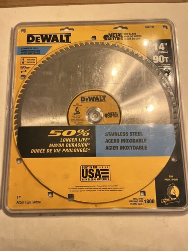 DeWalt 14” 90 Tooth Part# 7749 New Metal Cutting Saw Blade | eBay
