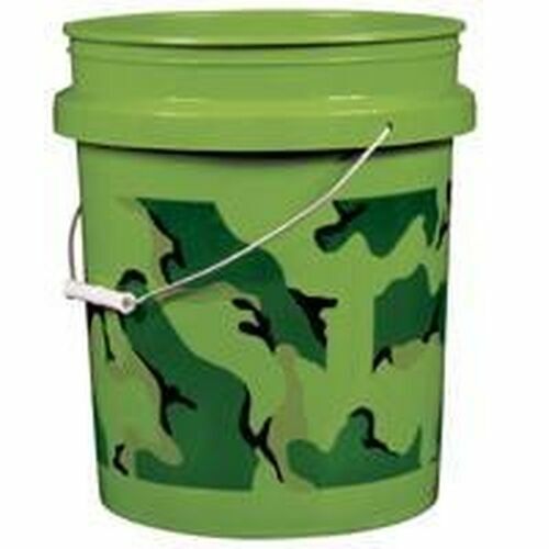 Camouflage Five Gallon Buckets for Hunters & Outdoorsmen 350047 for ...