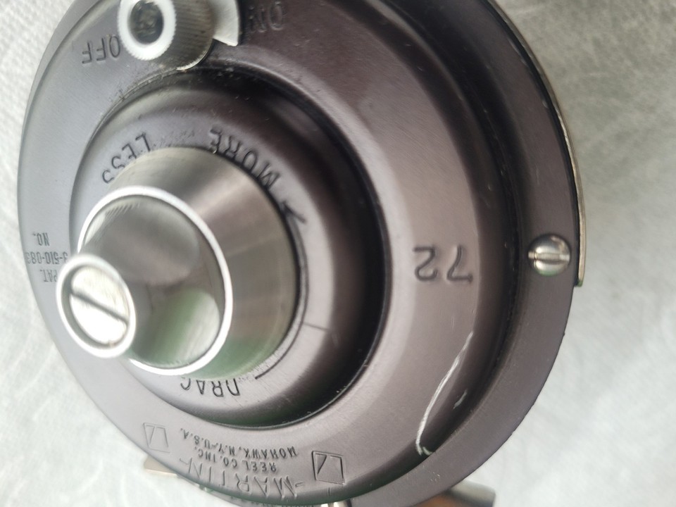 MARTIN 72 VINTAGE FLY FISHING REEL MULTIPLIER NEAR MINT MADE IN USA ...