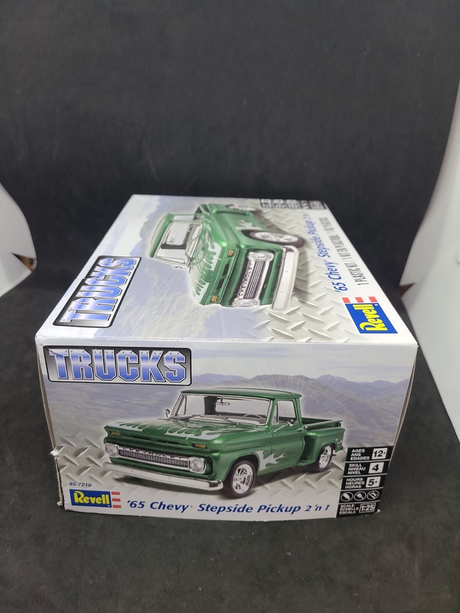 Diecast Cars Revell 1:25 Scale 1965 Chevy Stepside Pickup - 148 Piece 2 ...
