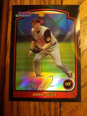 2003 Bowman Chrome Refractor Adam Dunn #34 Cincinnati Reds | eBay