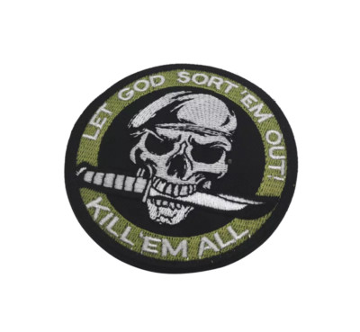 Kill Em All Tactical Morale Embroidered Hook and Loop Patch FREE USA SHIPPING SH | eBay