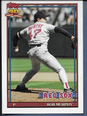 1991 Topps #542 Rob Murphy Boston Red Sox | eBay