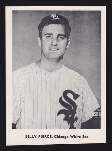 1958-65 JAY PUBLISHING Billy Pierce CHICAGO WHITE SOX 5x7 PHOTO EX-MT ...