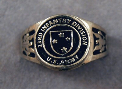 23rd Infantry Division ring 23d ID Insignia AMERICAL DIVISION | eBay