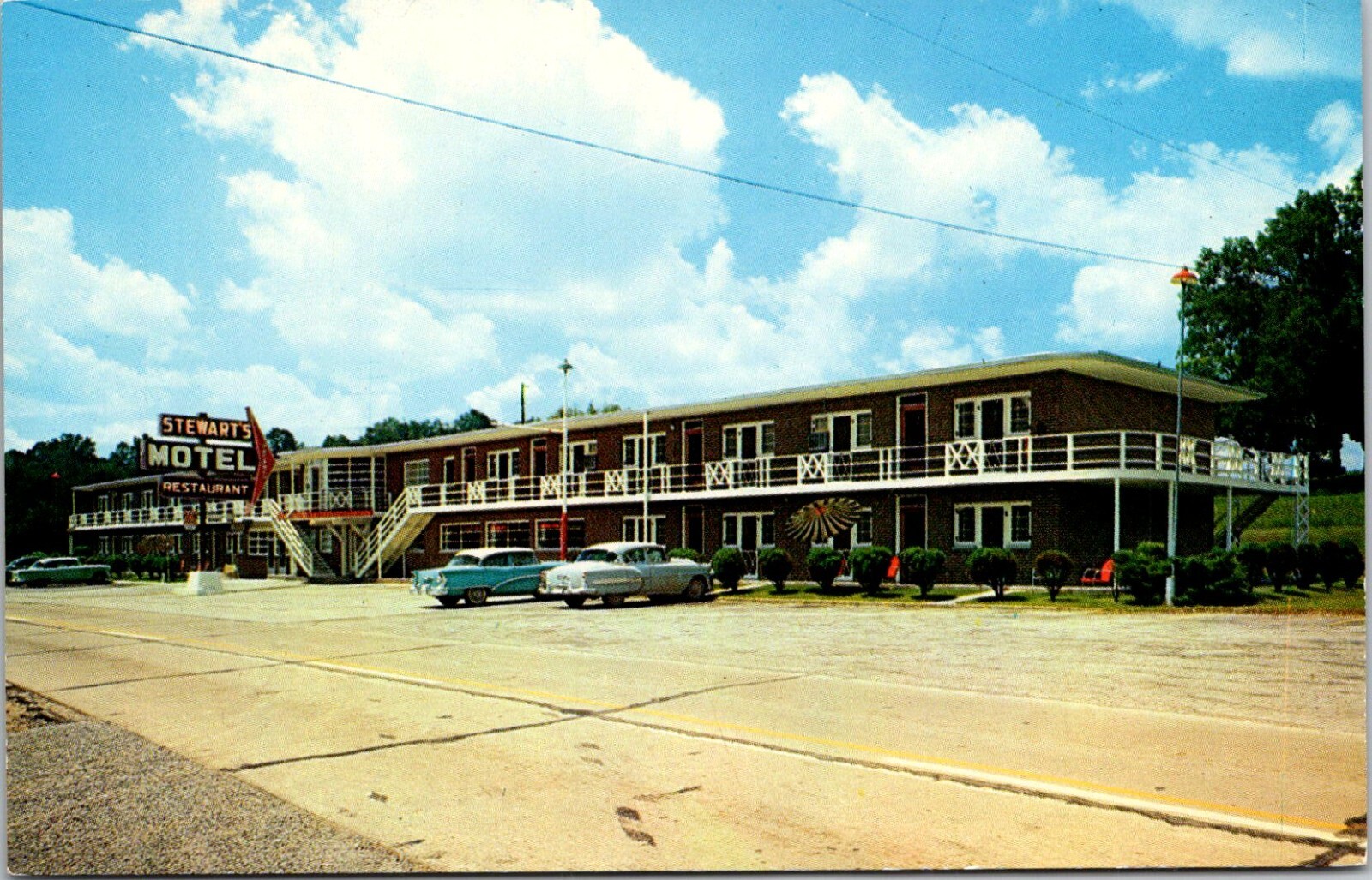 Corbin Kentucky KY Stewart's Motel 25 W Hwy 19th Street c1960s Postcard ...