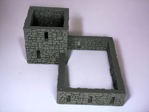 Medieval Stone Castle Terrain for DND and Tabletop Games, Tabletop ...