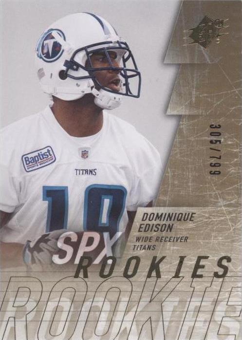 2009 SPx - Dominique Edison #209 /799 (RC) for sale online | eBay