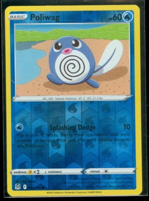 Pokemon POLIWAG 030/196 - Lost Origin - Rev Holo - - MINT | eBay