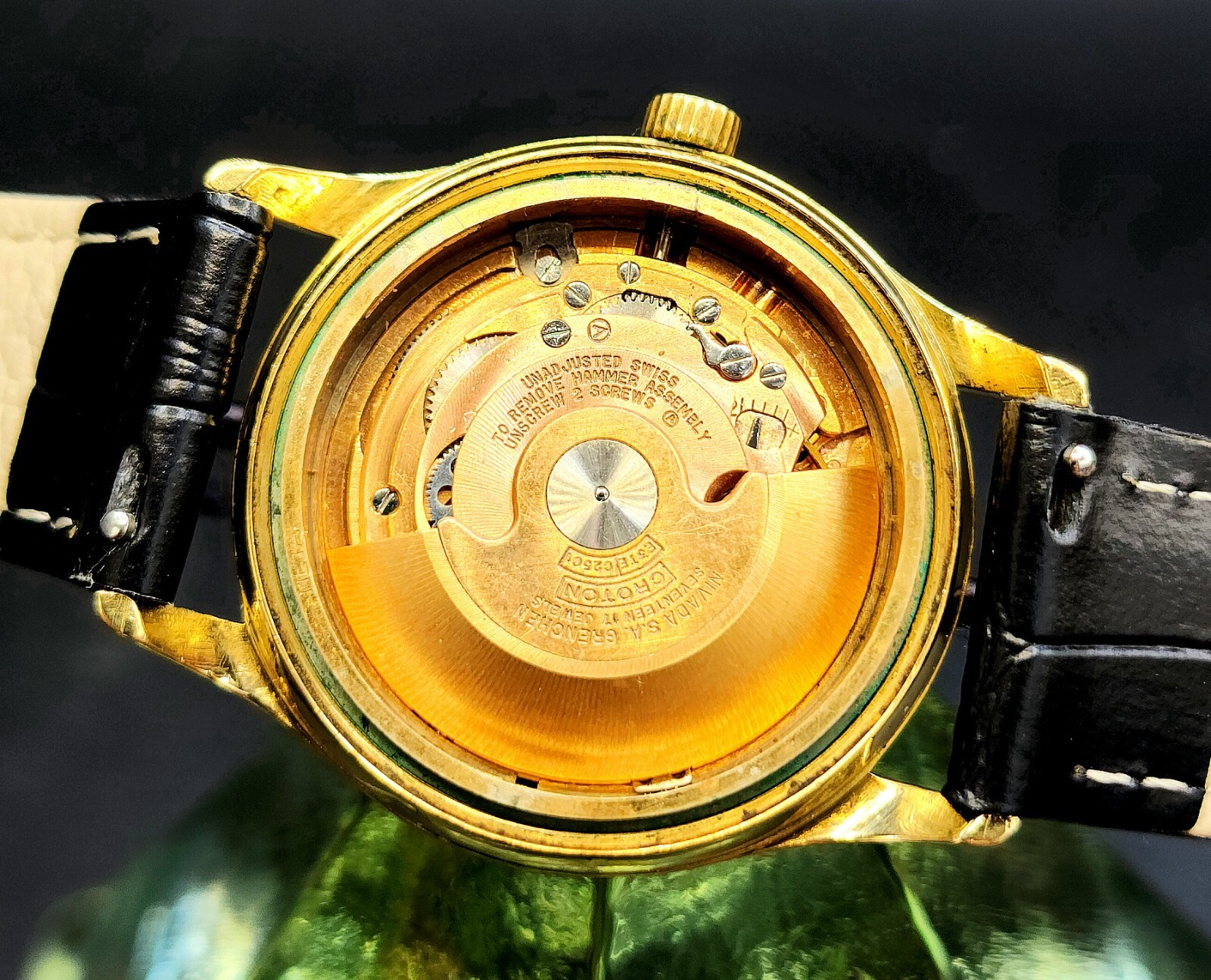 Vintage GIRARD PERREGAUX "Gyromatic" 18K Solid Gold Automatic 1960's ...