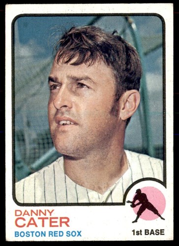 1973 Topps Danny Cater Boston Red Sox #317 | eBay
