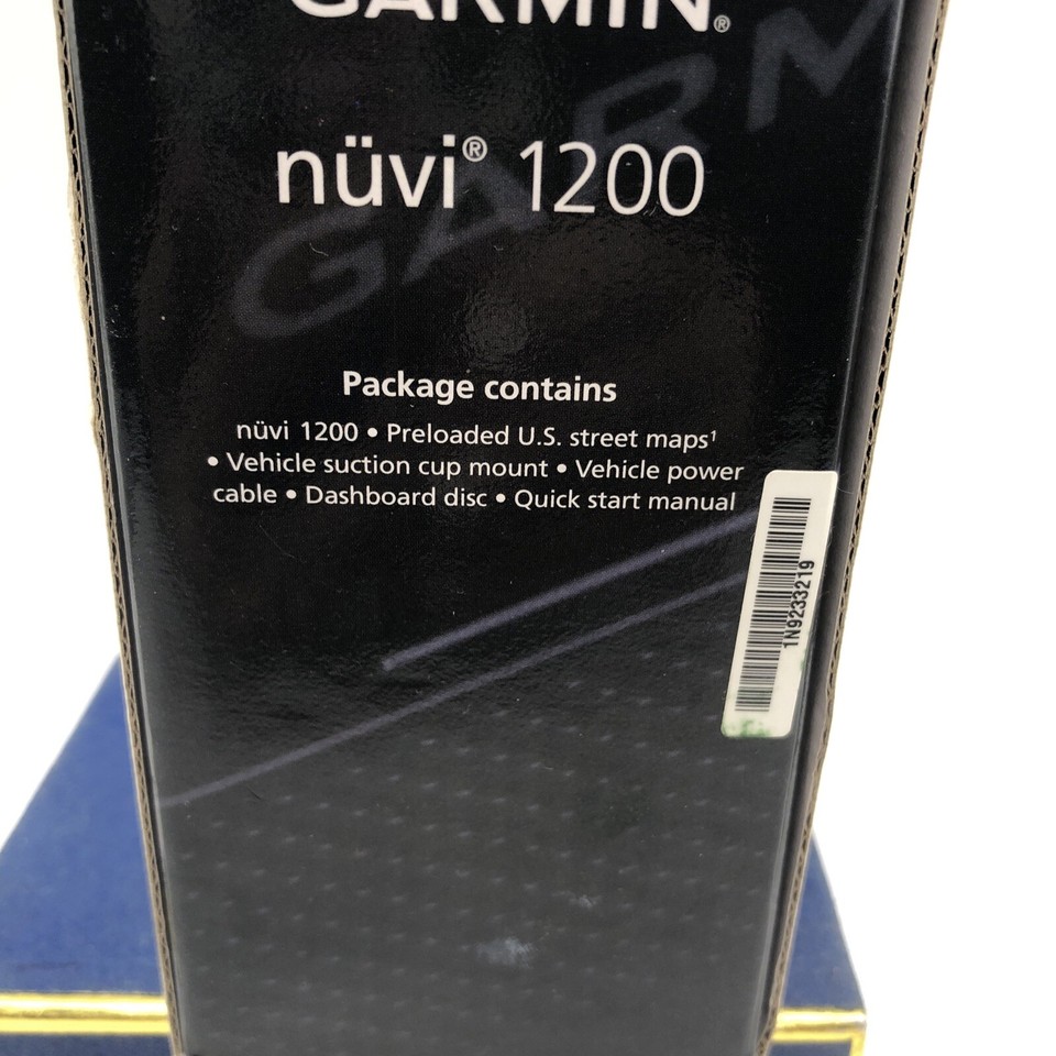 NEW Garmin nuvi 1200 Automotive GPS Navigation Retro New Sealed (2008 ...