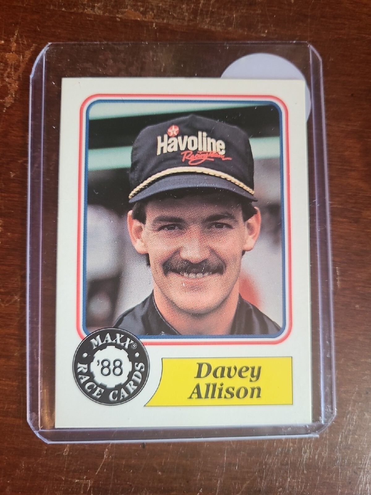 Davey Allison, Maxx Racing Card No. 5, Signed, Mint Condition | eBay
