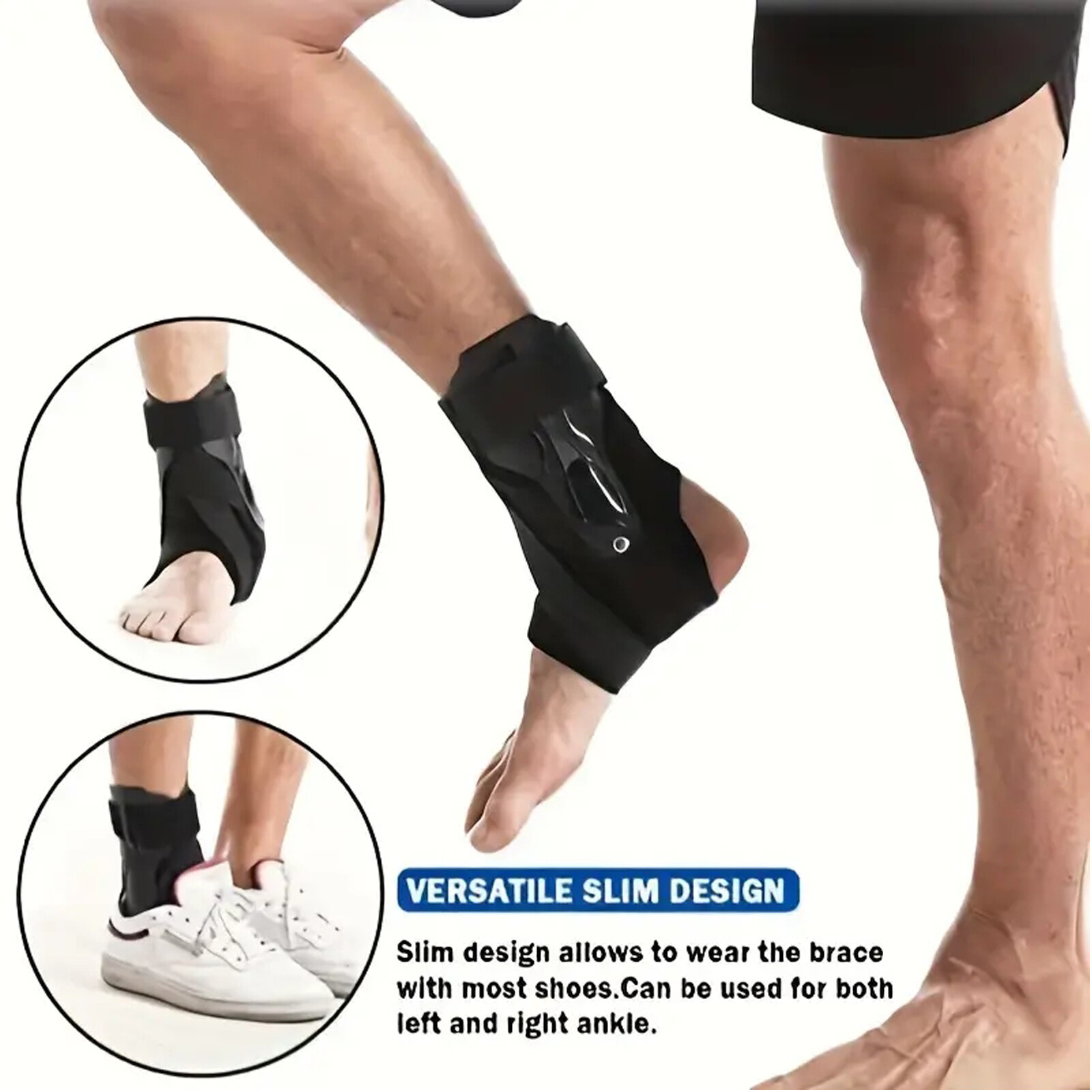 UK Foot Drop Ankle Brace Splint Orthotics Fracture Sprain Injury ...