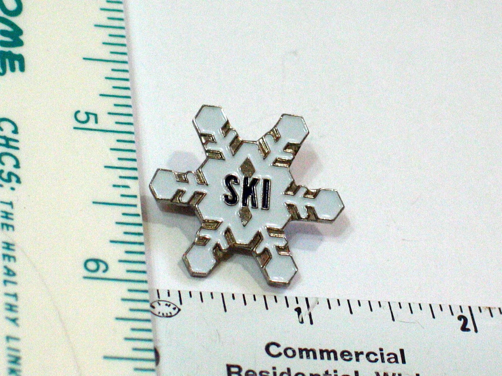 Snowflake Ski Skiing Pin Lapel Pin Hat Tack | eBay