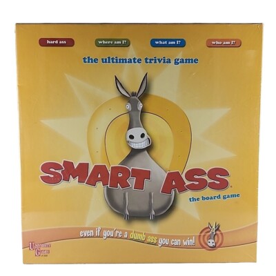 New Sealed Smart Ass The Board Game by University Games The Ultimate ...