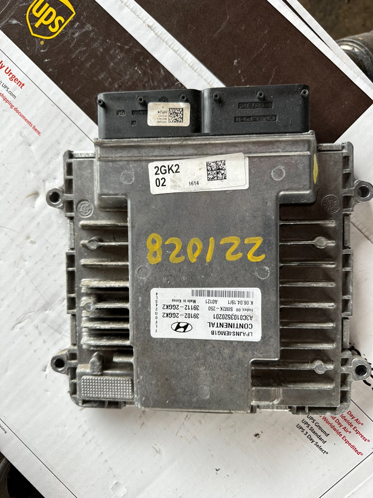 18 19 HYUNDAI SONATA OEM 2.4 SULEV ENGINE COMPUTER ECU PCM 39112-2GGK2 ...