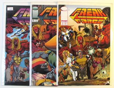 Freak Force Lot of 3 #1, 2, 3 Image Comics 1993 1st Series 1st Print Comic Books | eBay