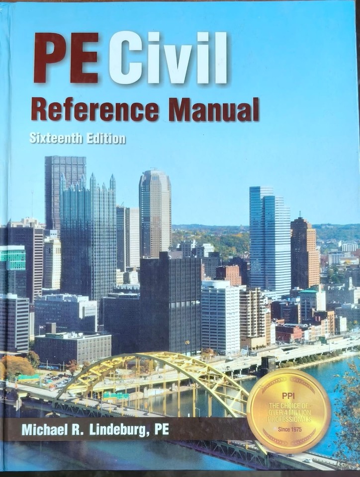 PPI PE Civil Reference Manual, 16th Edition, A Comprehensiv ...