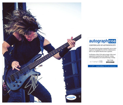 Emma Anzai ‘Evanescence’ Band Guitarist Signed 8x10 Photo ACOA Sick ...