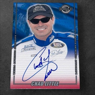 Chad Little PACK PULLED signed card 2001 WHEELS AUTHENTICS AUTOGRAPH ...