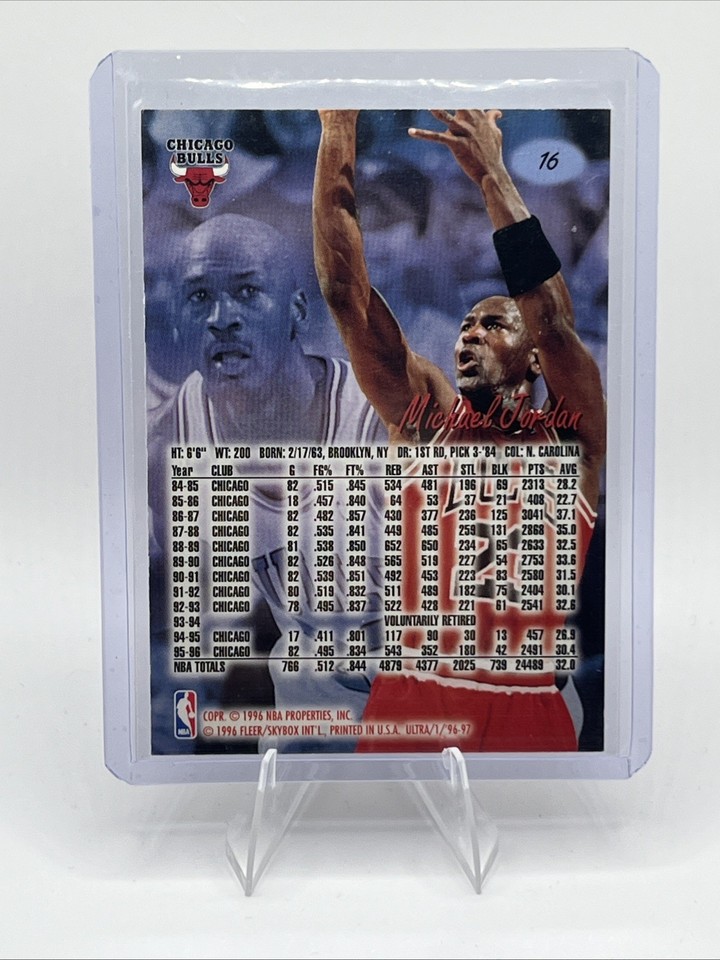 1996-97 Fleer Ultra - Michael Jordan #16 | eBay