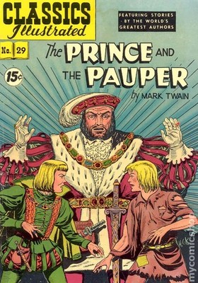 Classics Illustrated 029 The Prince and the Pauper #5 GD/VG 3.0 1946 ...