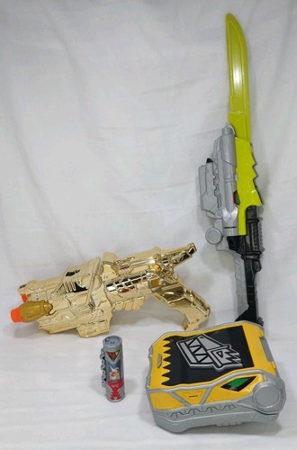 Dino Charge Red Ranger Training Set Saber (w Sounds) GOLD Morpher ...