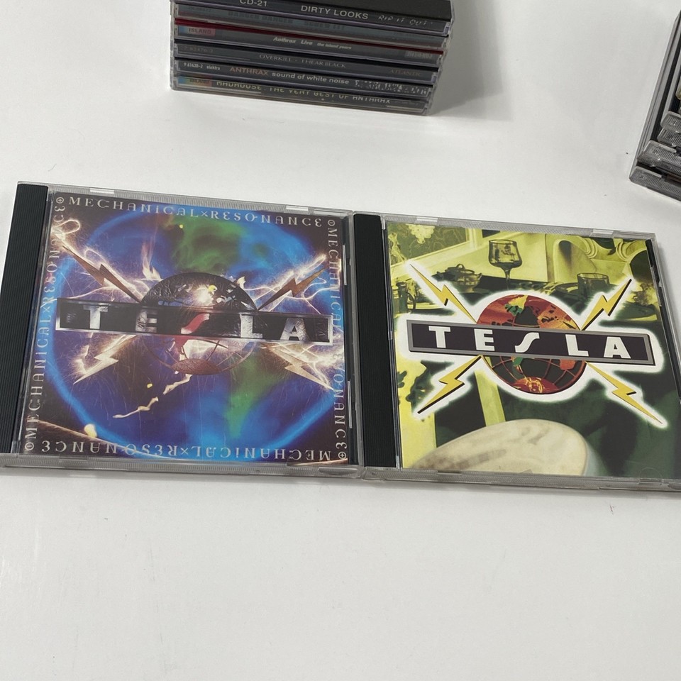Lot Of 16 CDs Heavy Metal Hair Bands Anthrax Dirty Looks White Snake ...