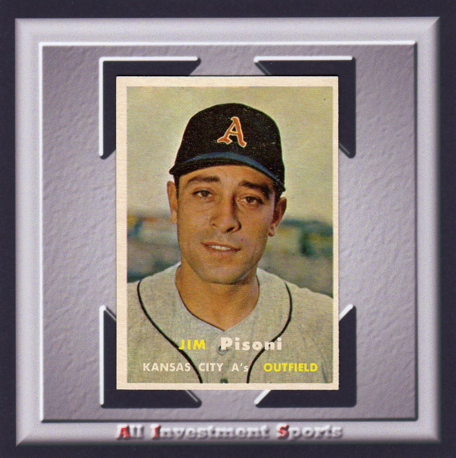 1957 Topps JIM PISONI #402 NM **fabulous baseball card** M100D | eBay