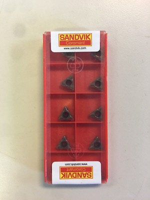 SANDVIK CARBIDE INSERTS PACK PART NO. TCMT 11 03 08-MF 1125 / TCMT 222 ...