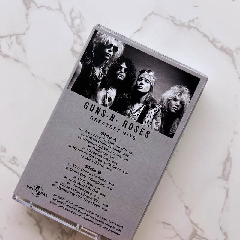 Guns N' Roses Greatest Hits Retro Album Tape Sealed Cassettes Brand New ...
