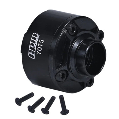 GPM Medium Carbon Steel+Alum 7075 Front/Center/Rear Diff Case Black ...