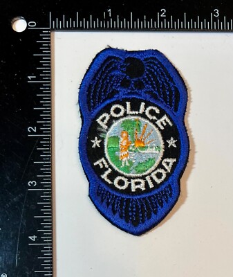 VINTAGE OBSOLETE Florida FL Police Department Patch | eBay