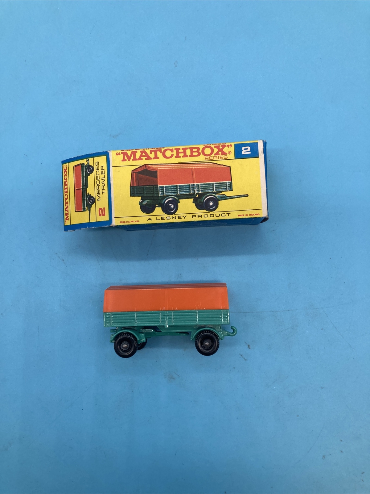 Matchbox 2 Mercedes Trailer In F 1 Box Used | eBay