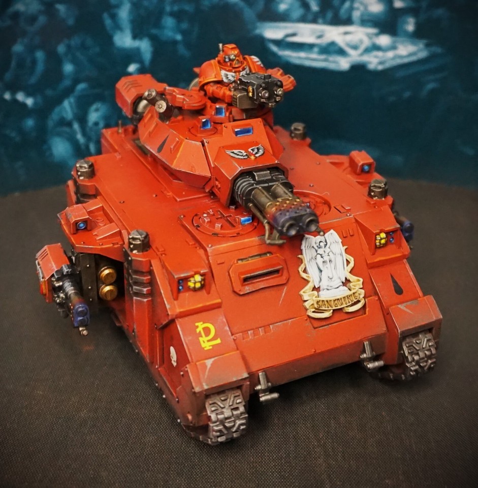 Baal Predator Blood Angels painted Warhammer 40k Primaris Space Marines ...