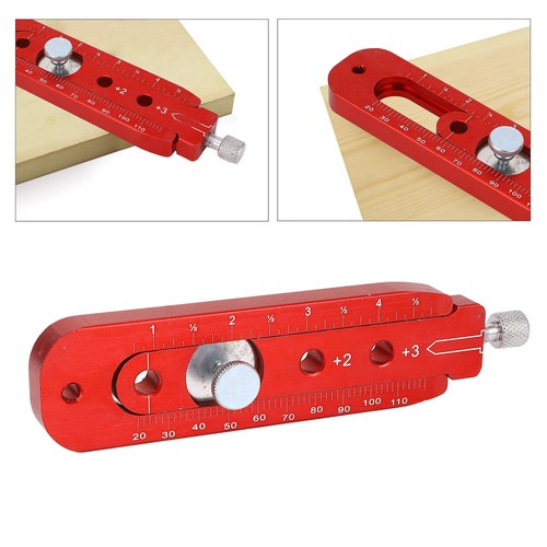 Woodworking Compass Scriber Metric Inch Arc Drawing Ruler Marking Tool ...