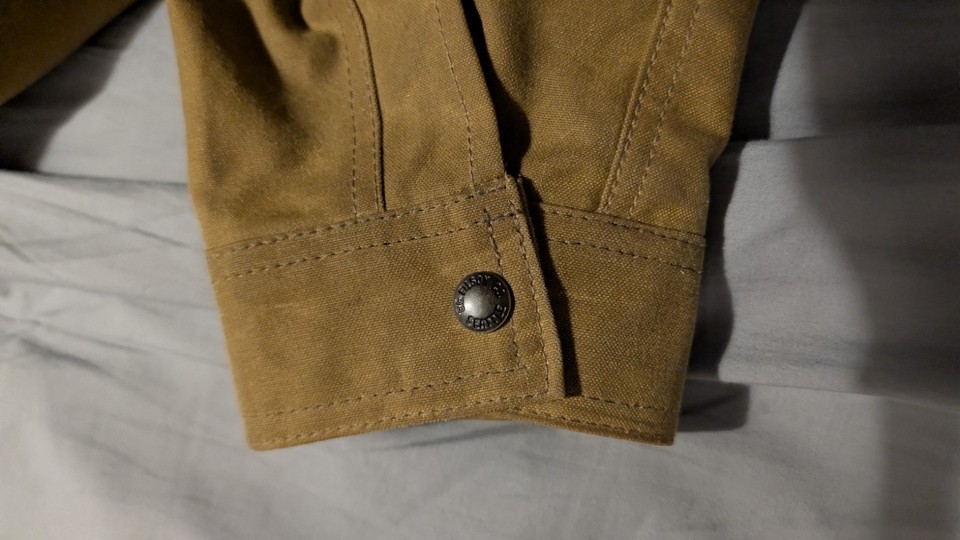 Filson Tin Cloth Unlined Work Jacket Dark Tan XXL | eBay