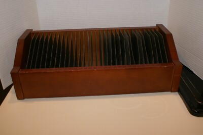 Wooden Organizer Mail Letters & Bill Holder 31+ Day Slot Storage Bill ...