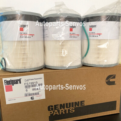 6PCS FS19915 Fuel Filter With Water Separator For Fleetguard ...