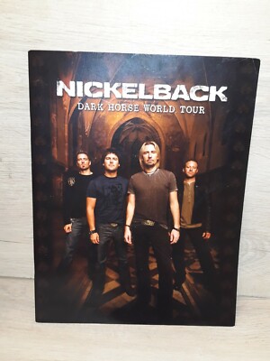 Nickelback tour programme 2009 dark horse world tour book official | eBay