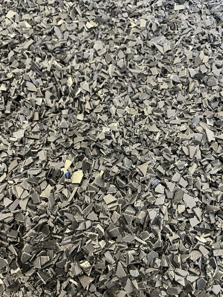 1.8kg Injection Moulding Plastic Recycled Polypropylene PP BLACK Flakes ...