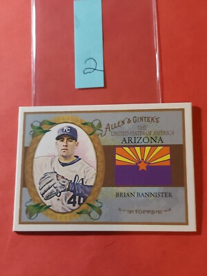 2008 Topps Allen and Ginter United States #US3 Brian Bannister (Arizona ...