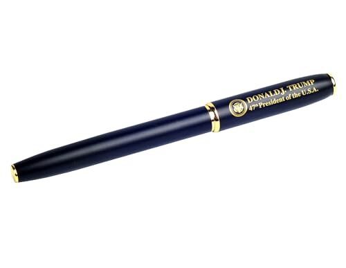 Trump Pen 2024 Trump Merchandise Black Lacquer Rollerball Pen Stunning ...