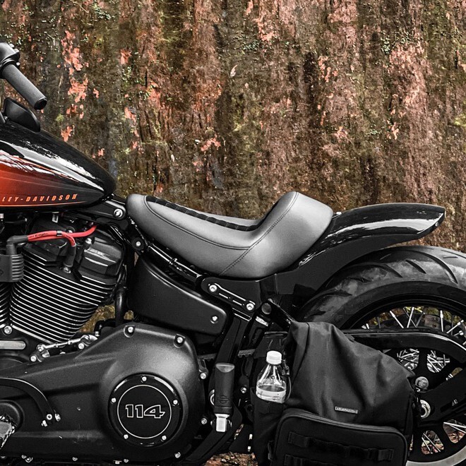 HP 180mm Short Rear Fender Unpainted for Harley 18+ Street Bob Low ...