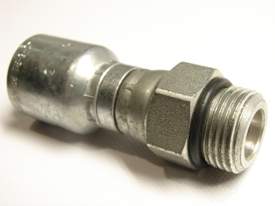 Parker 10G43-10-6 Fitting 3/8" Hose X 5/8" Male SAE Straight Thread O ...